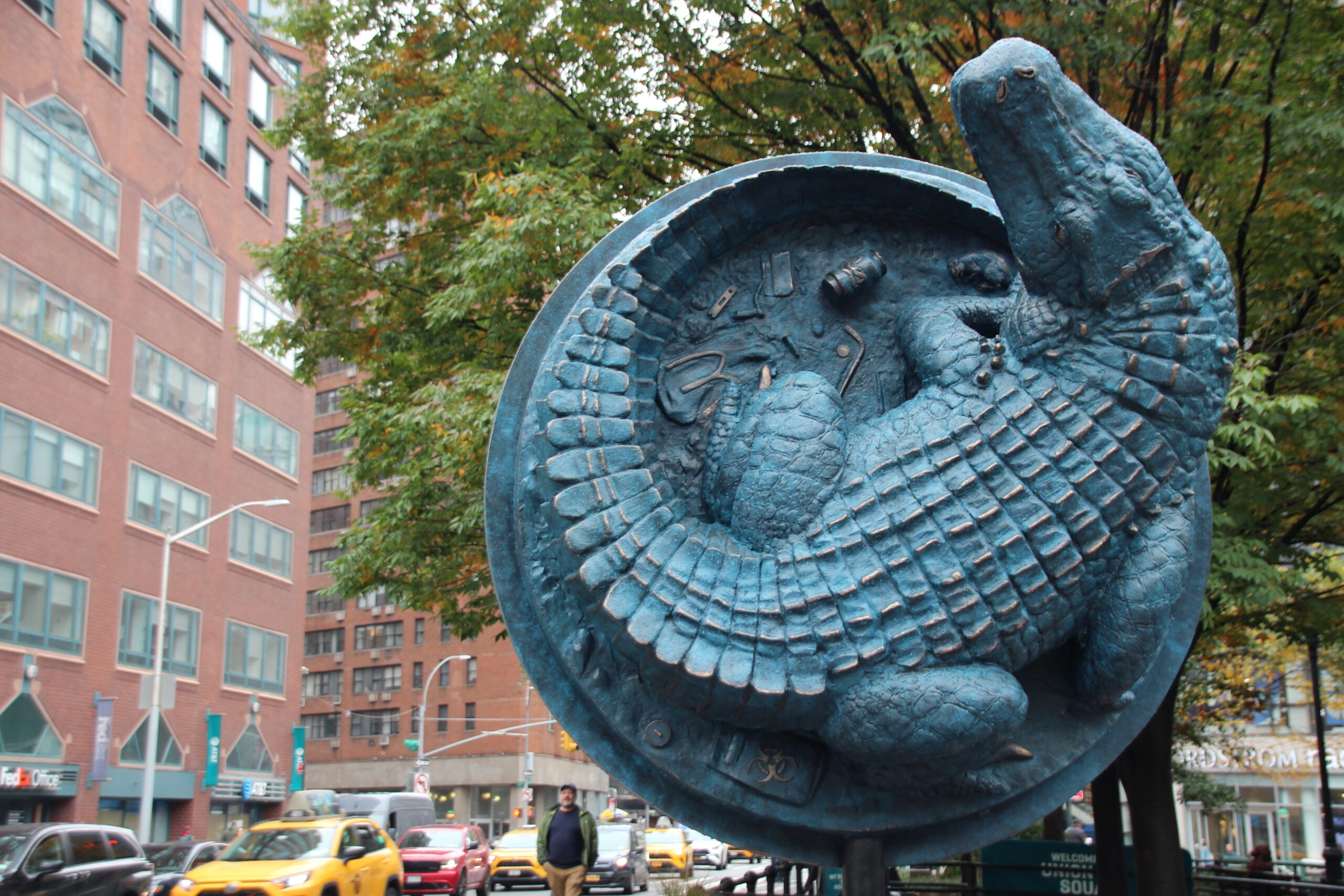 Neue Alligator-Statue am New Yorker Union Square | WELTKUNST